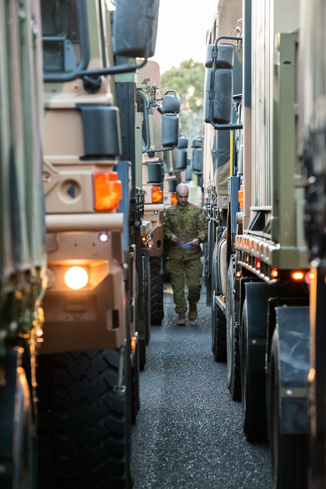Military convoy hits the road from Edinburgh to northern Australia ...