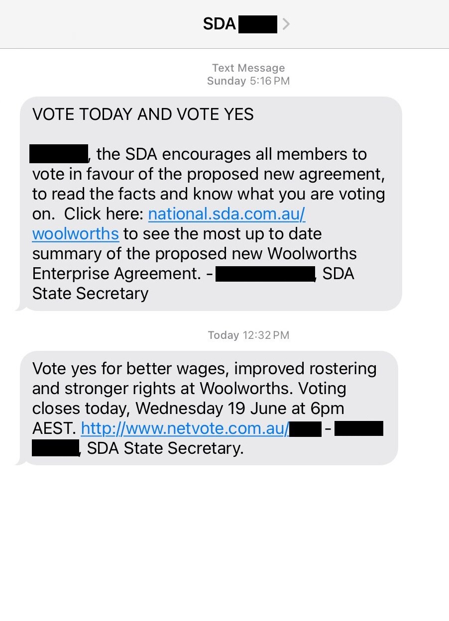 SDA accused of ripping off Woolworths store workers by endorsing 3.75pc pay deal - ABC News