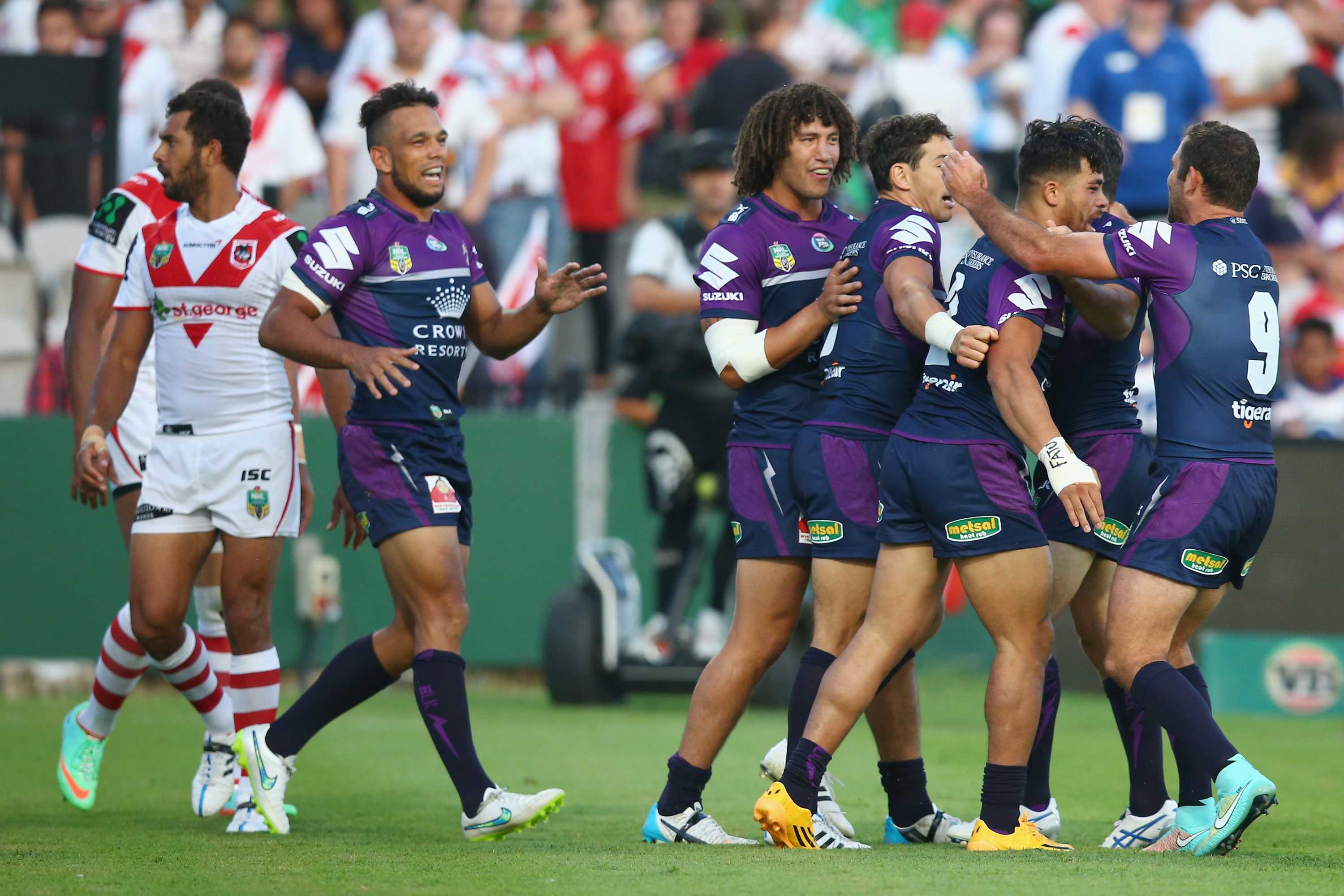 Melbourne Storm overcome St George Illawarra Dragons 12-4 in tight NRL ...