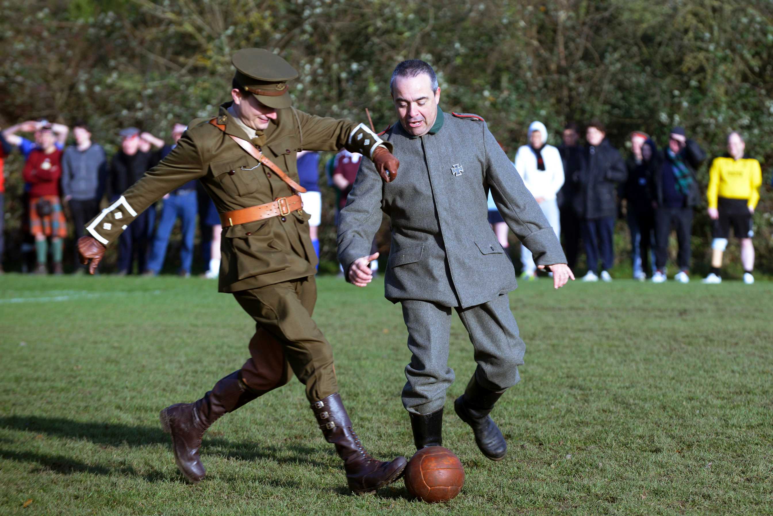 Remembering the Christmas Truce soccer tournament through poetry - ABC ...
