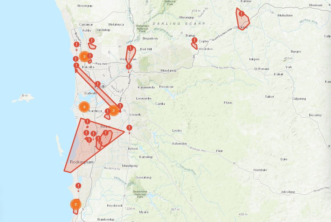 Perth power blackouts affect 50,000 properties as Western Power crews ...