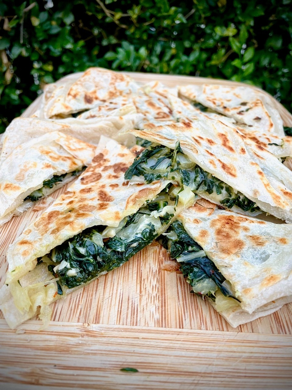 Roti bread toastie with silverbeet and cheese - ABC News