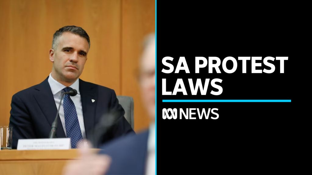 SA Premier denies new legislation is 'anti-protest law' - ABC News