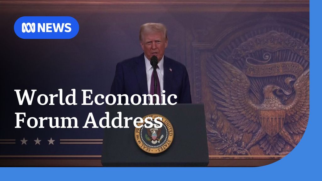 Donald Trump addresses global business leaders at World Economic Forum ...
