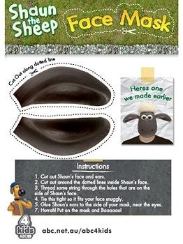 Printable Sheep Mask