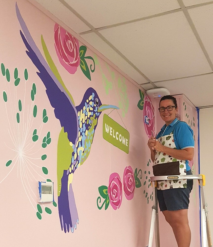 Art transforms sterile hospital walls into colourful galleries in ...