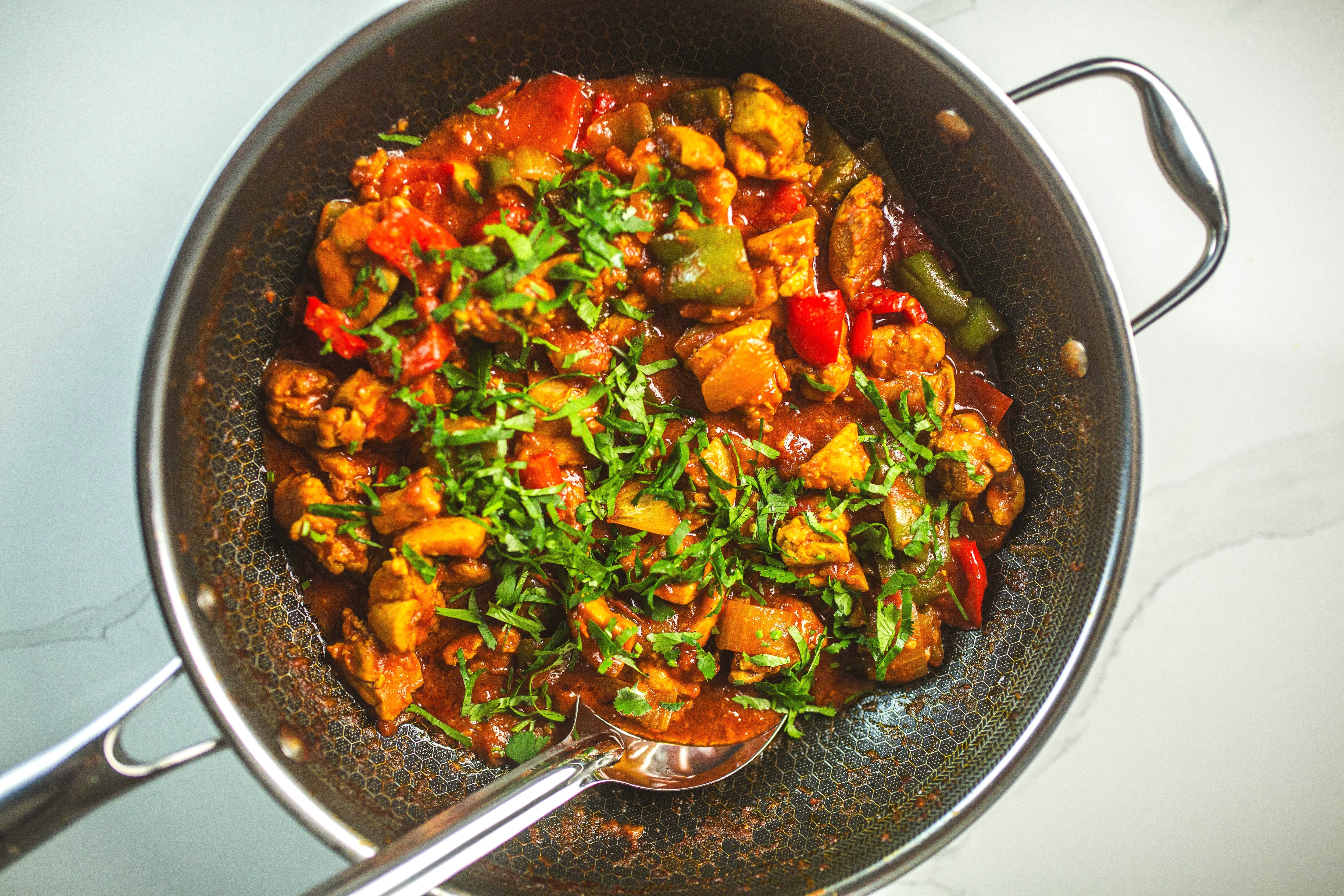 Golden lemon chicken, tangy olives and one glorious pot - ABC News