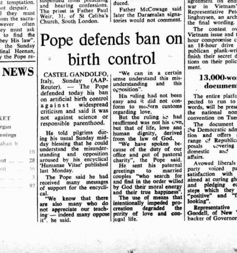 The Pope vs The Pill - ABC Radio National