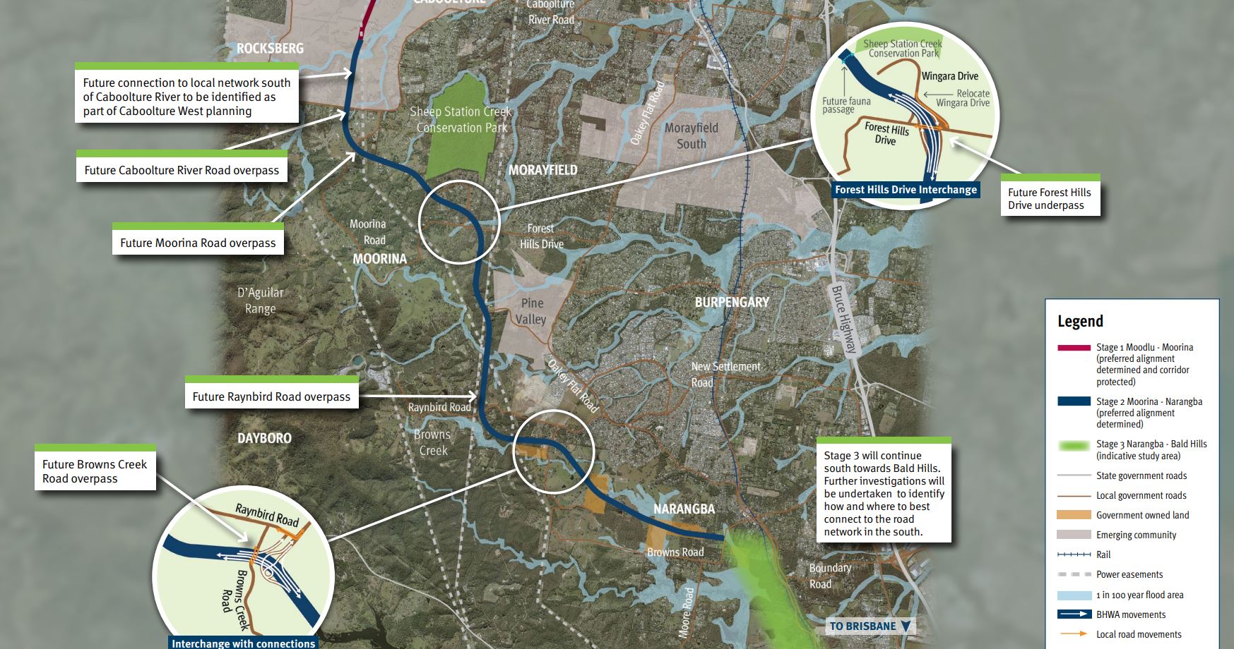 Proposed corridor for western alternative to Bruce Highway raises ...