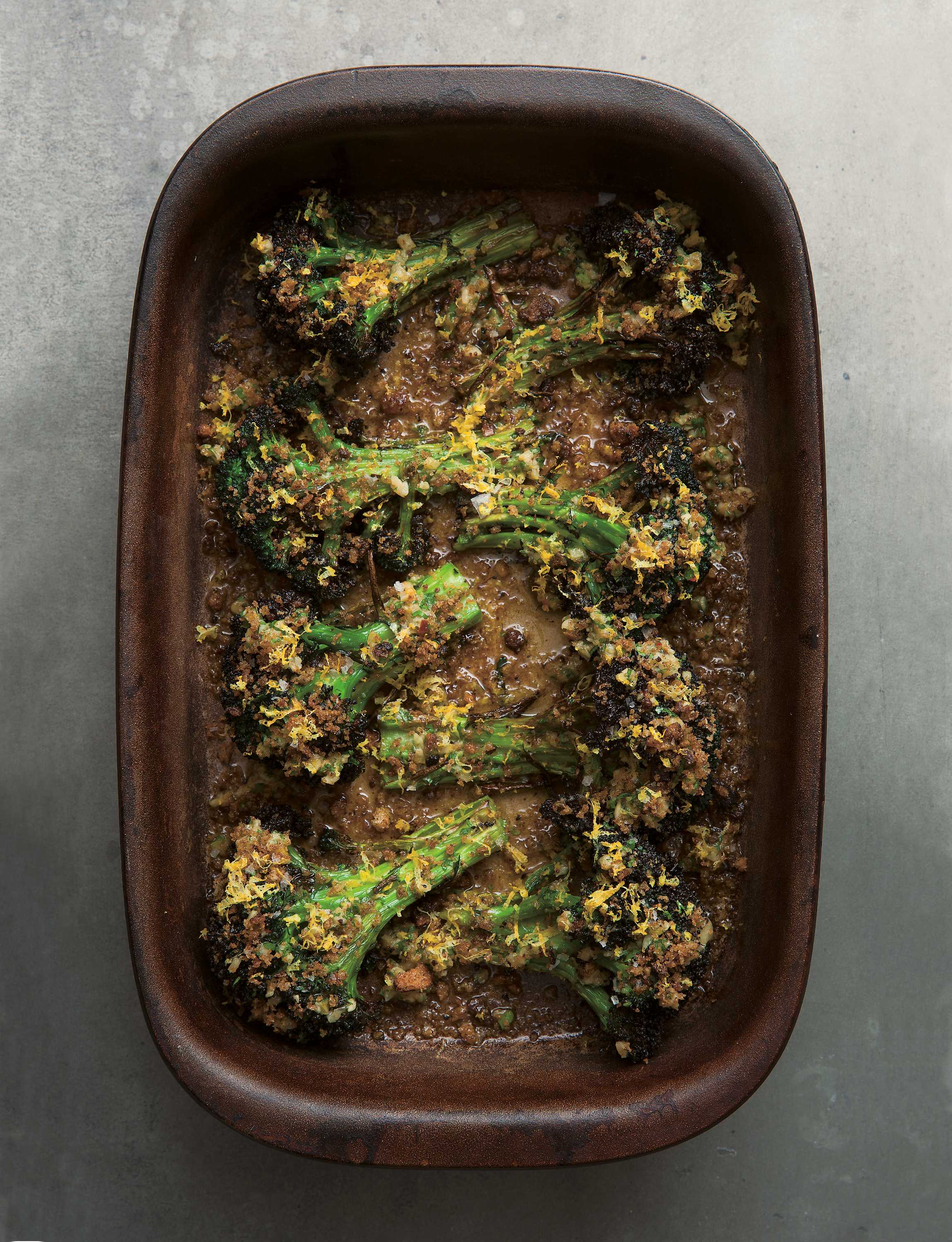 Recipe: Charred whole broccoli with miso bagna cauda - ABC News