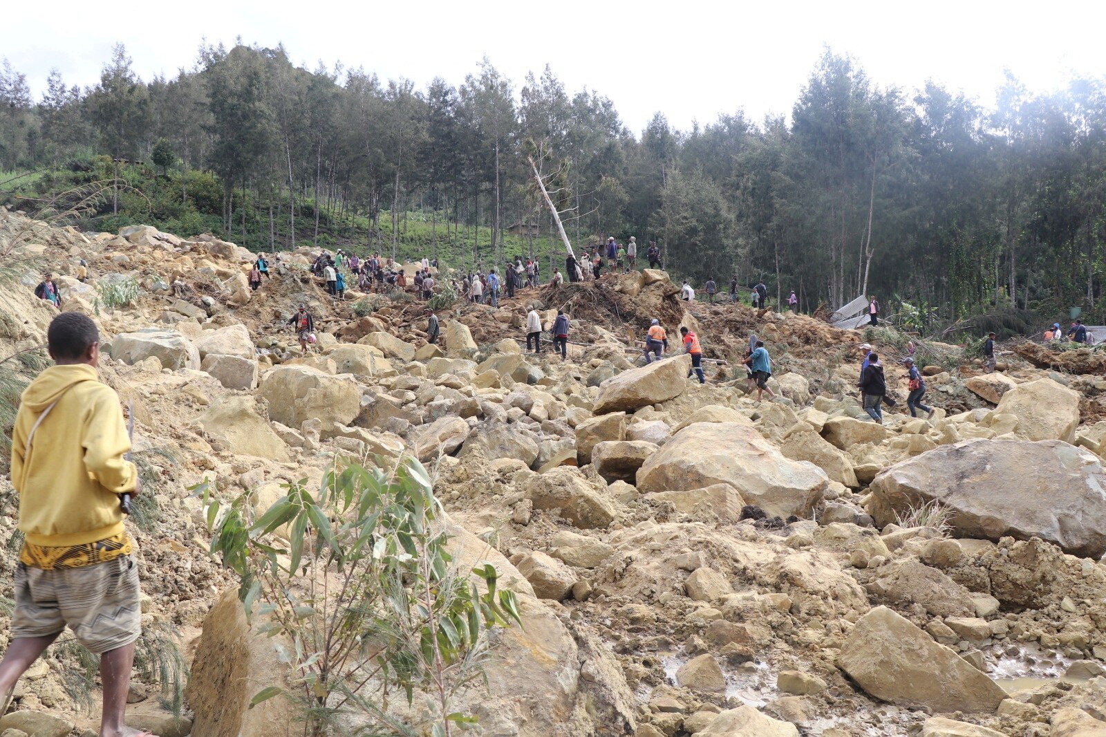 Papuan community awaits news of loved ones after landslide in Papua New ...