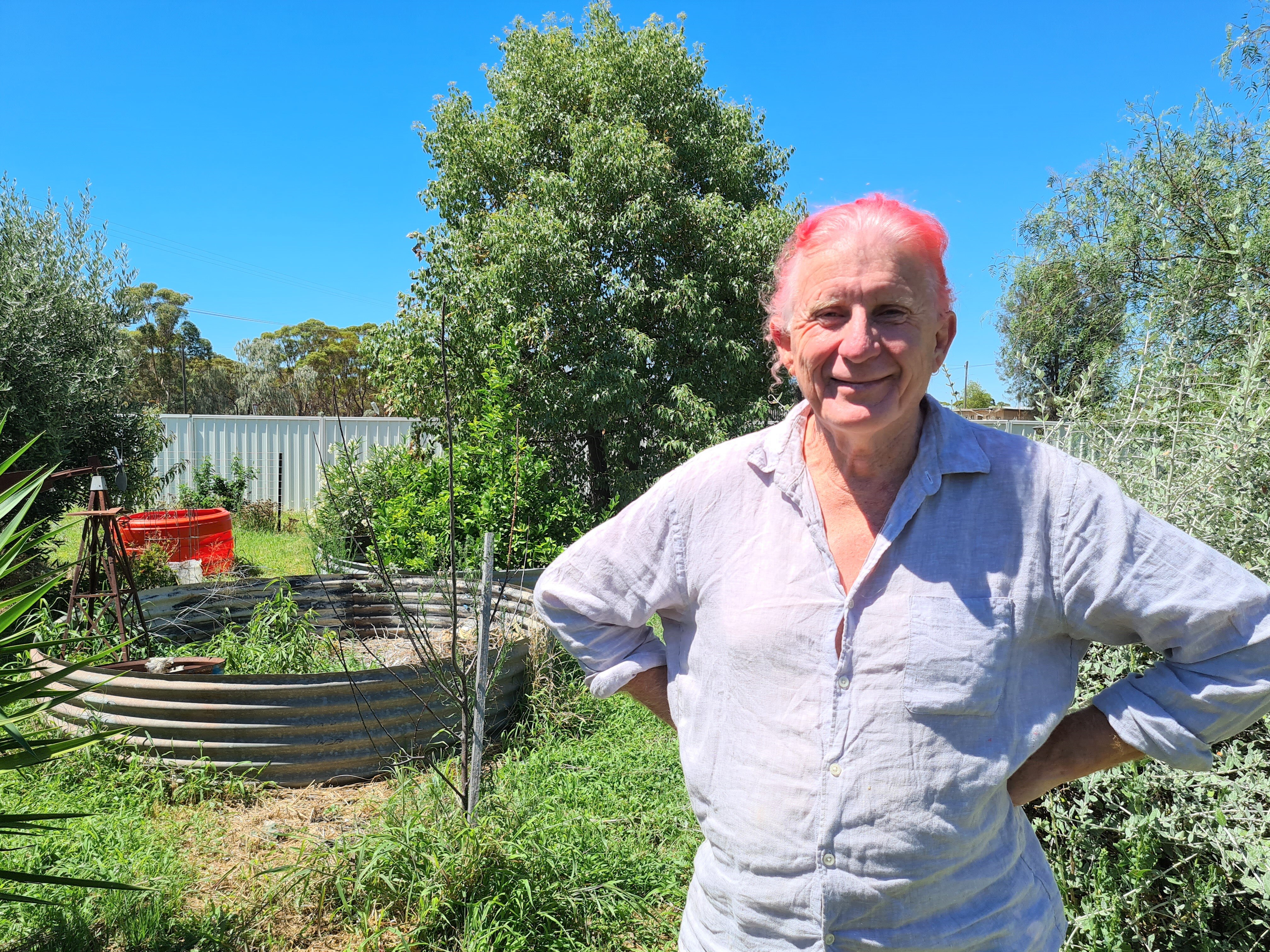 How artist Robert Sherwood Duffield uses his Urana backyard as muse for ...