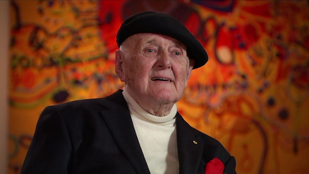 Acclaimed Australian landscape artist John Olsen dies aged 95 - ABC News