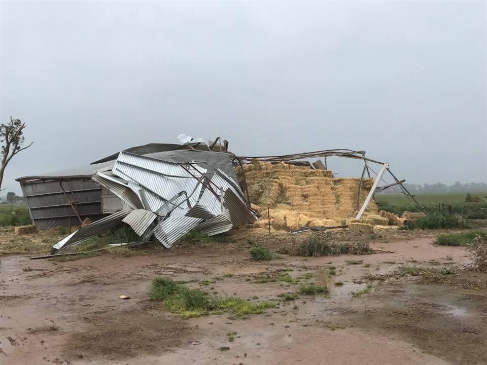SA weather: Destructive storm damages farms across South Australia ...