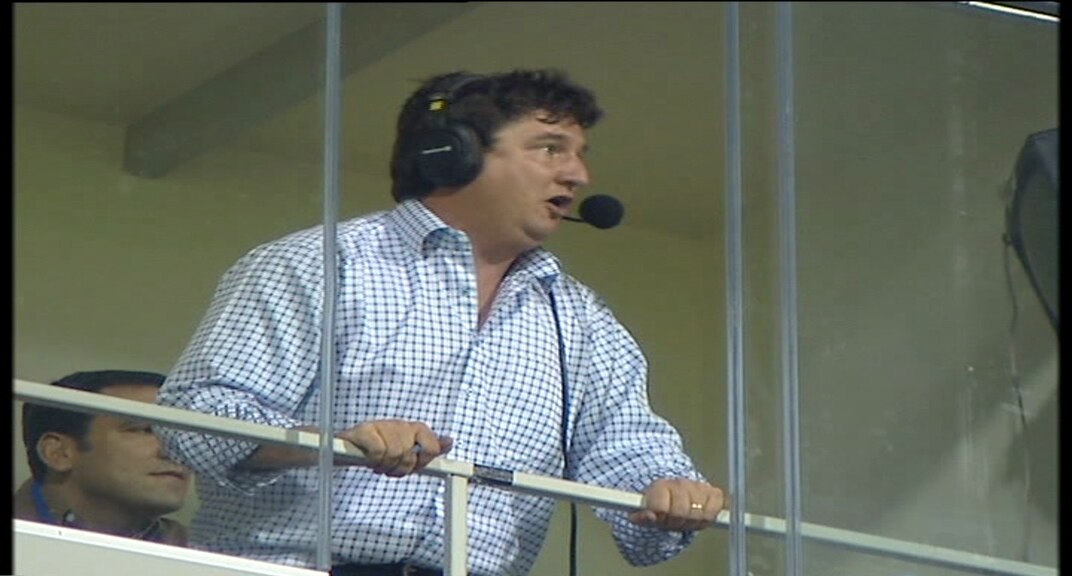 Grandstand broadcaster 'Tireless Tim' reflects on 30 years of sporting ...