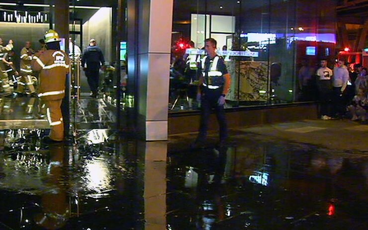 Southbank hotel floods after man opens fire hydrants on 18 floors - ABC ...