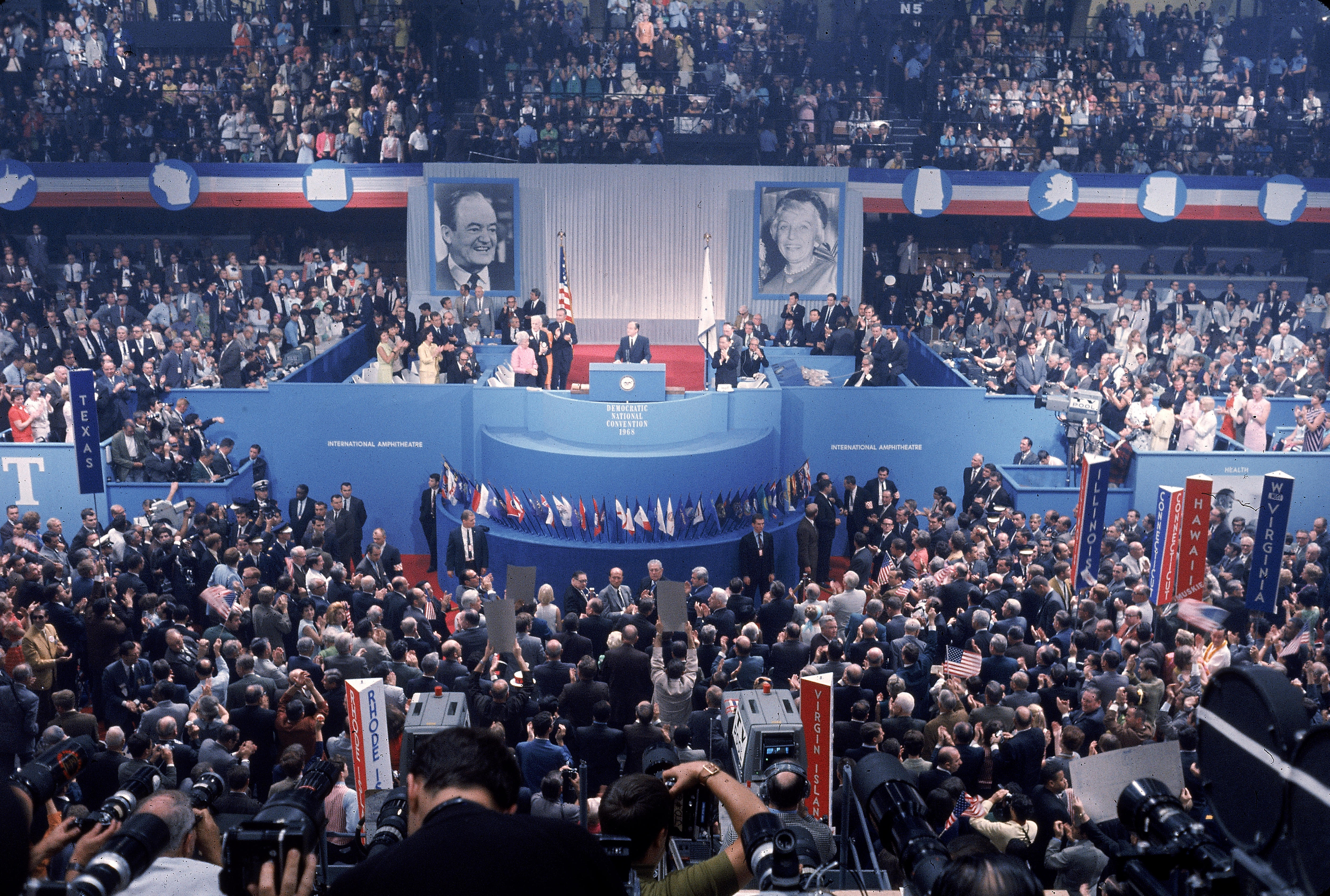 When president Lyndon B Johnson decided not to run for re-election ...