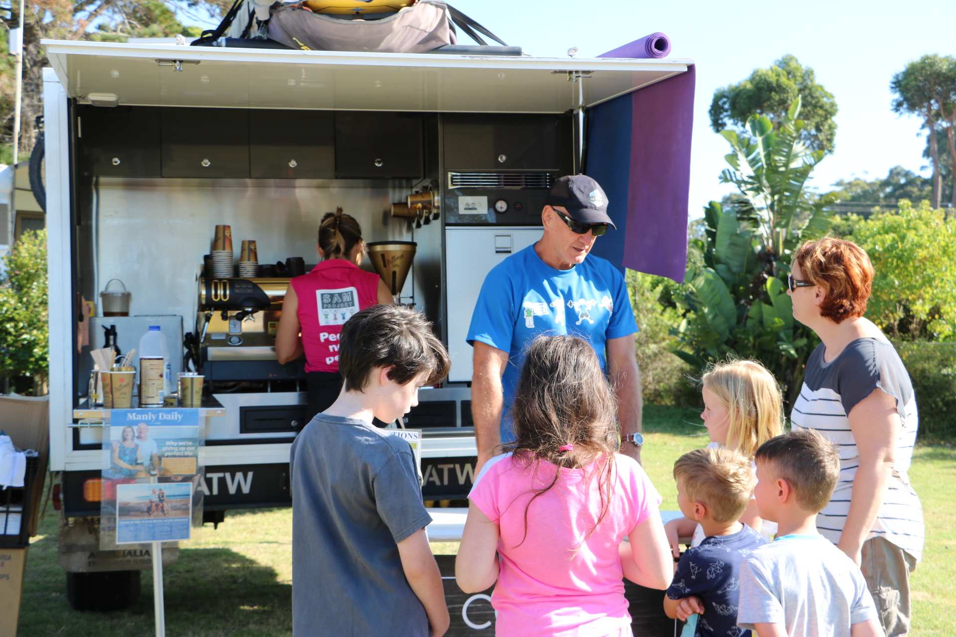 The Sam Project mental health expedition truck heads to Canberra - ABC News
