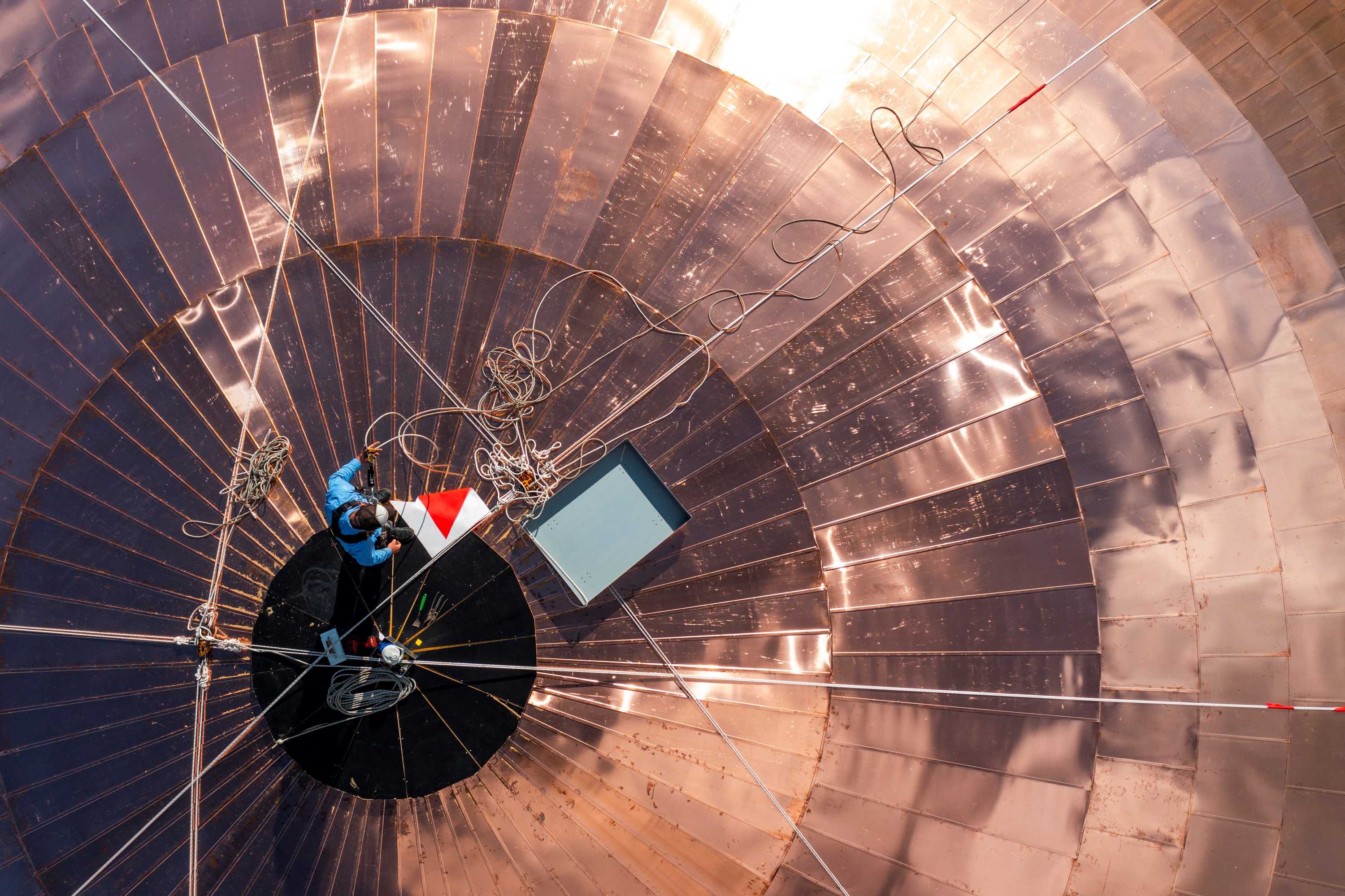 Academy of Science places time capsule in Shine Dome roof as repairs ...