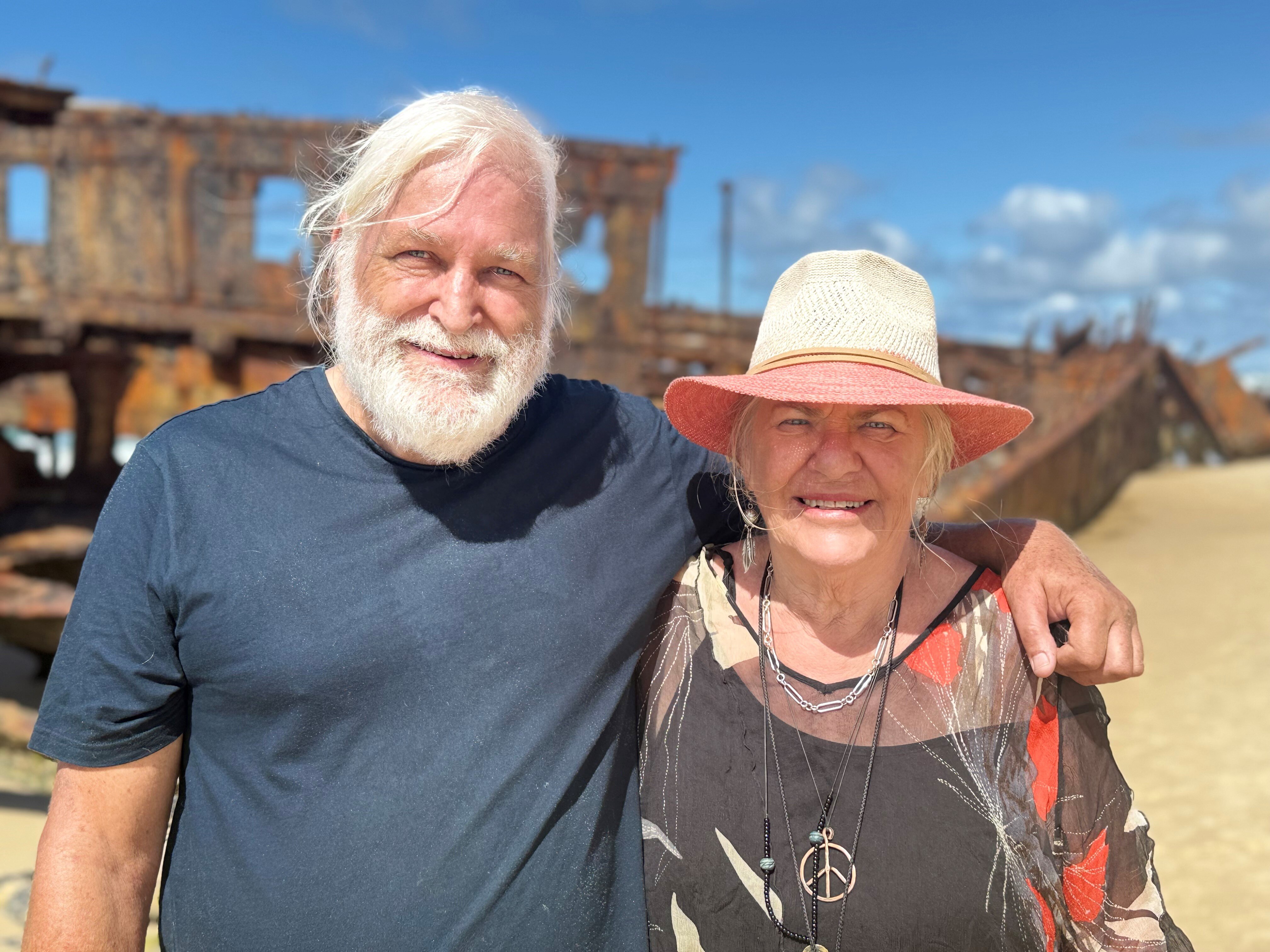 K'gari hosts Anzac Day service beside wreck of WWI hospital ship Maheno ...
