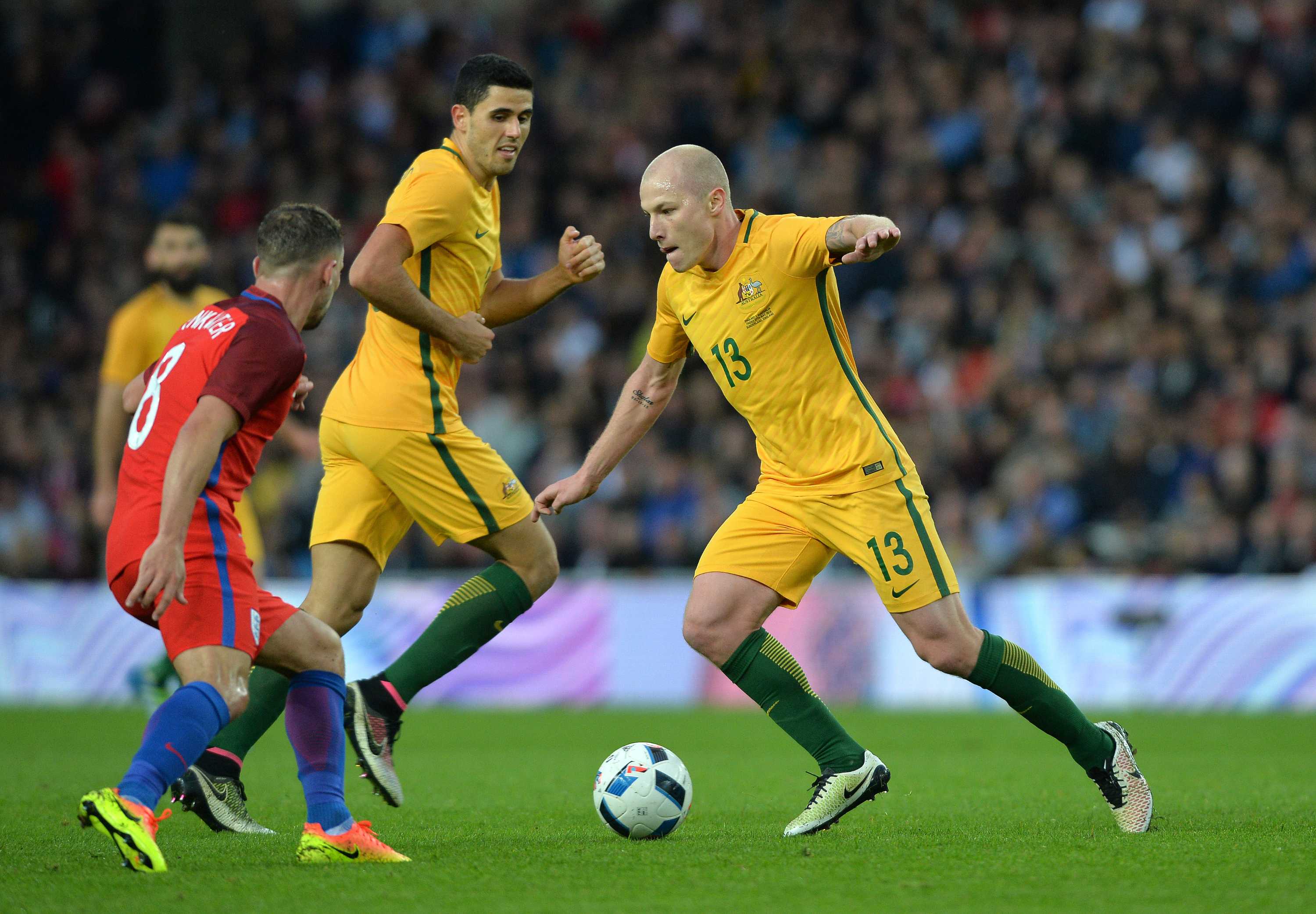 Aaron Mooy to decide future next month after Socceroos midfielder stars ...