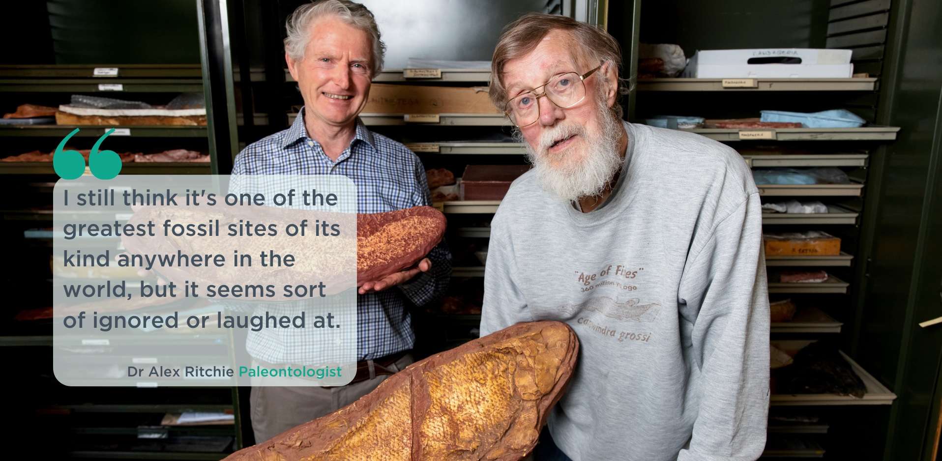 Canberra doctor buys fish fossil site in central NSW - ABC listen