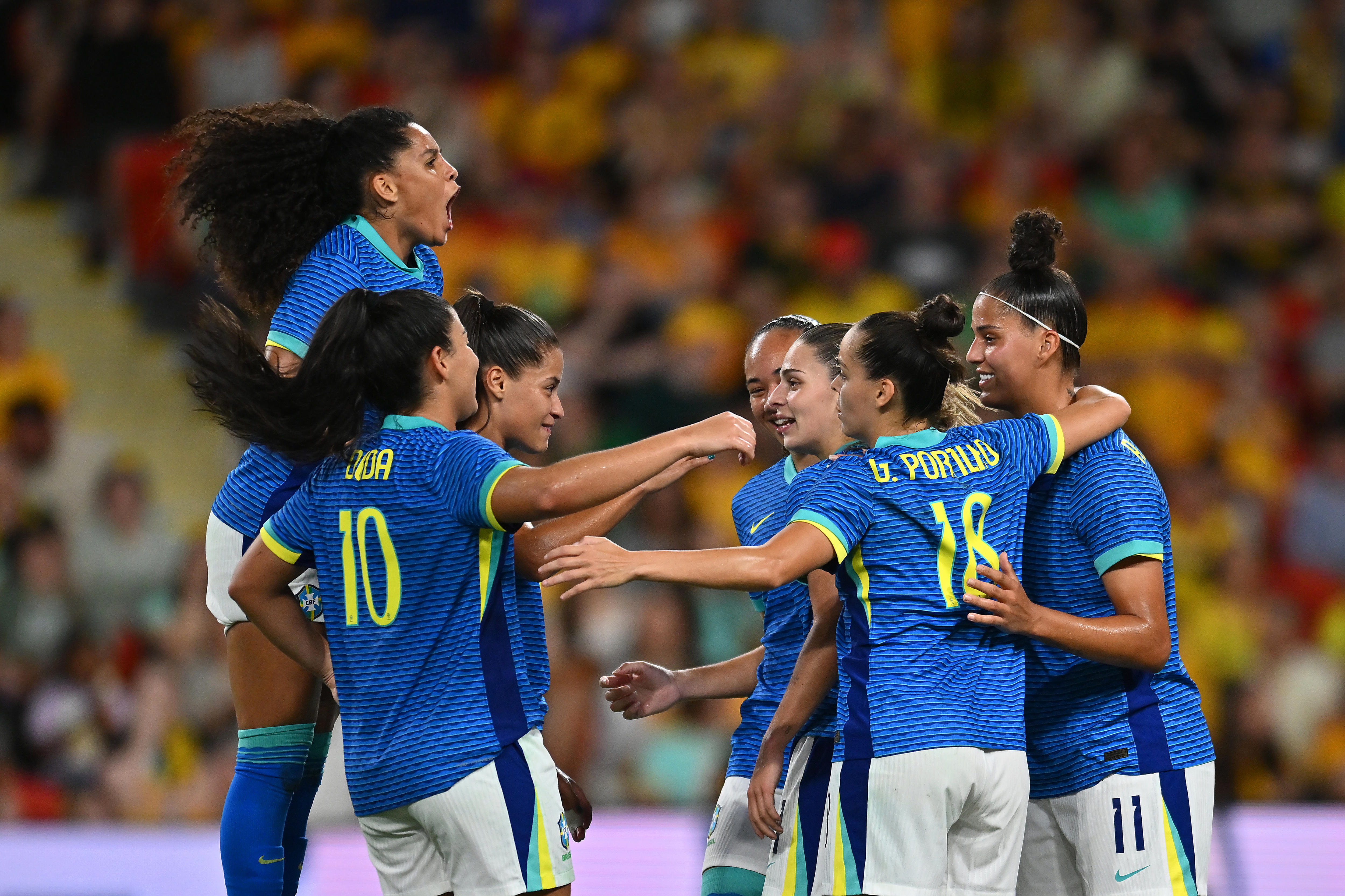 Matildas beaten 3-1 by Brazil in Brisbane, as Clare Polkinghorne bids ...