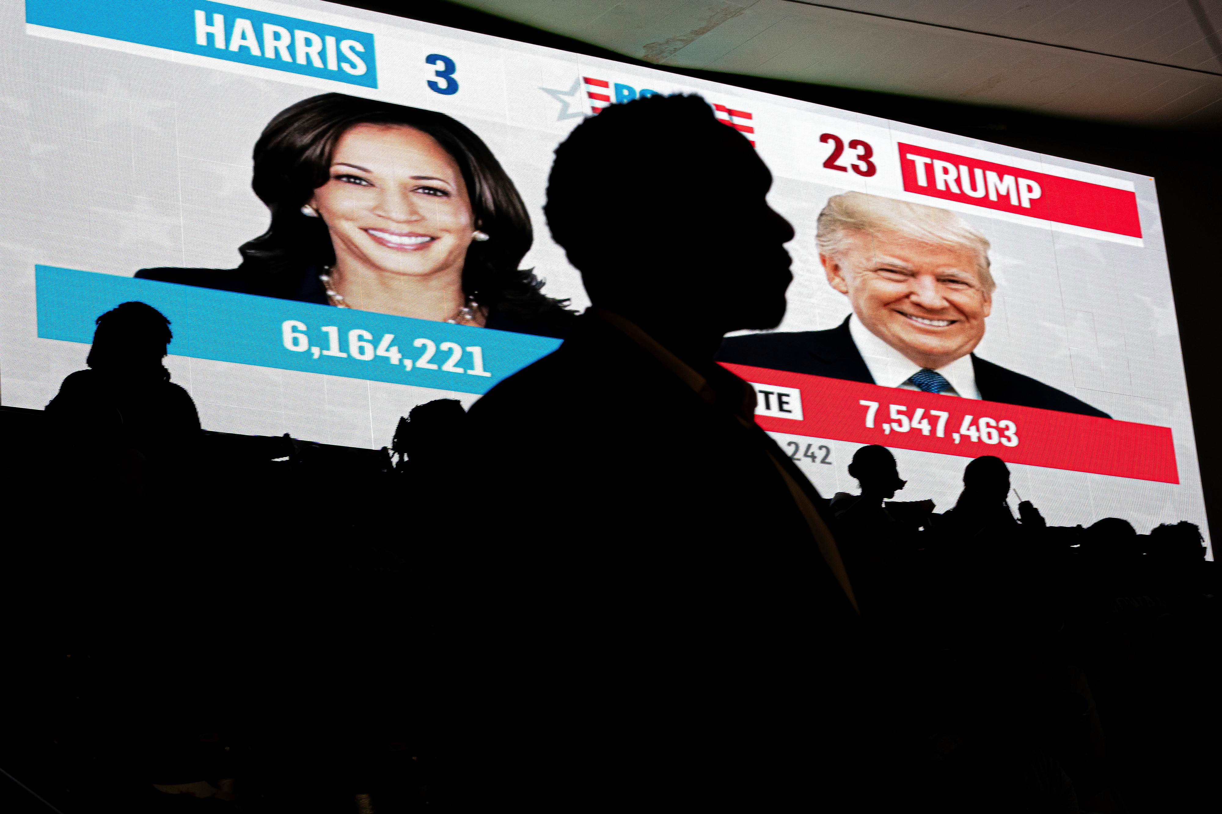 Donald Trump and Kamala Harris go head-to-head on last day of campaign ...