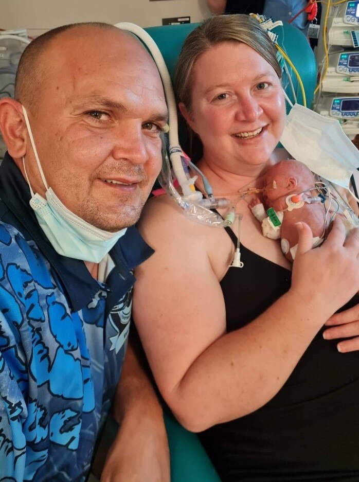 Premature baby Levi had a 'challenging' start to life, with his mum's ...