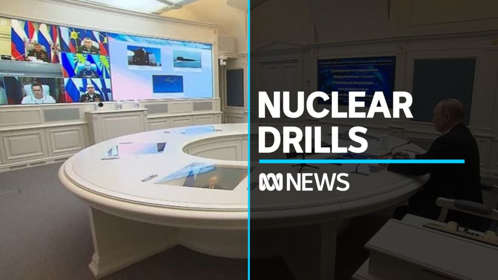 Putin observes nuclear exercises, as Russian forces prepare for heavy ...