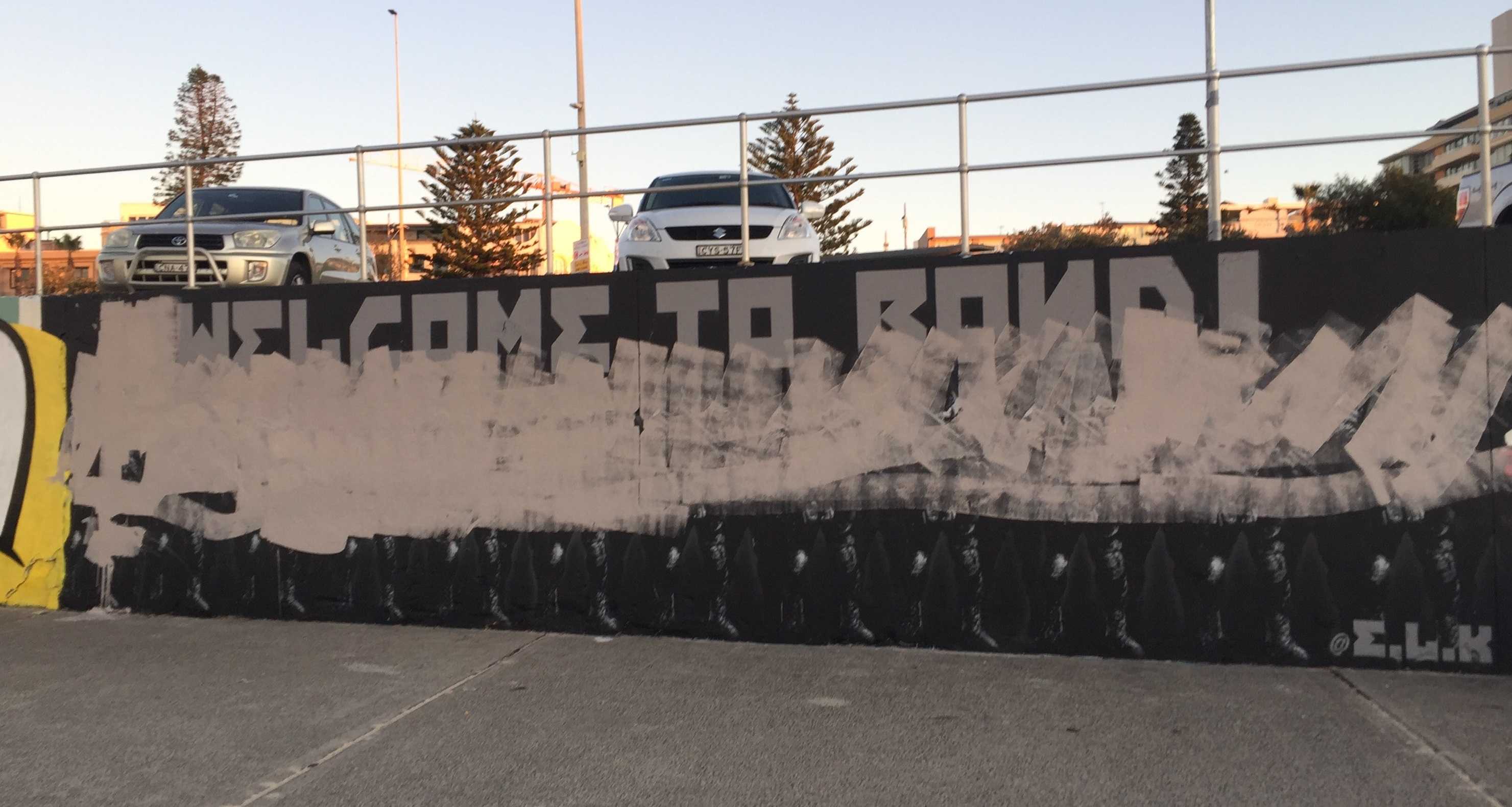 Bondi Beach mural of Border Force officers painted over after fiery ...