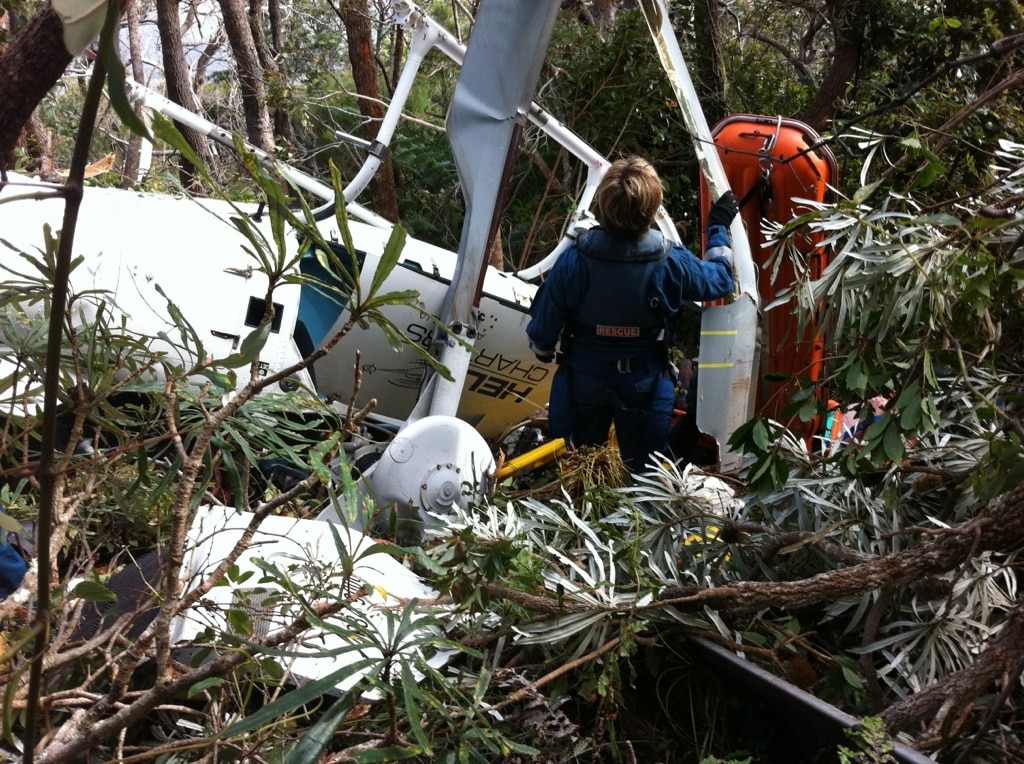 Qld helicopter crash survivor stable - ABC News