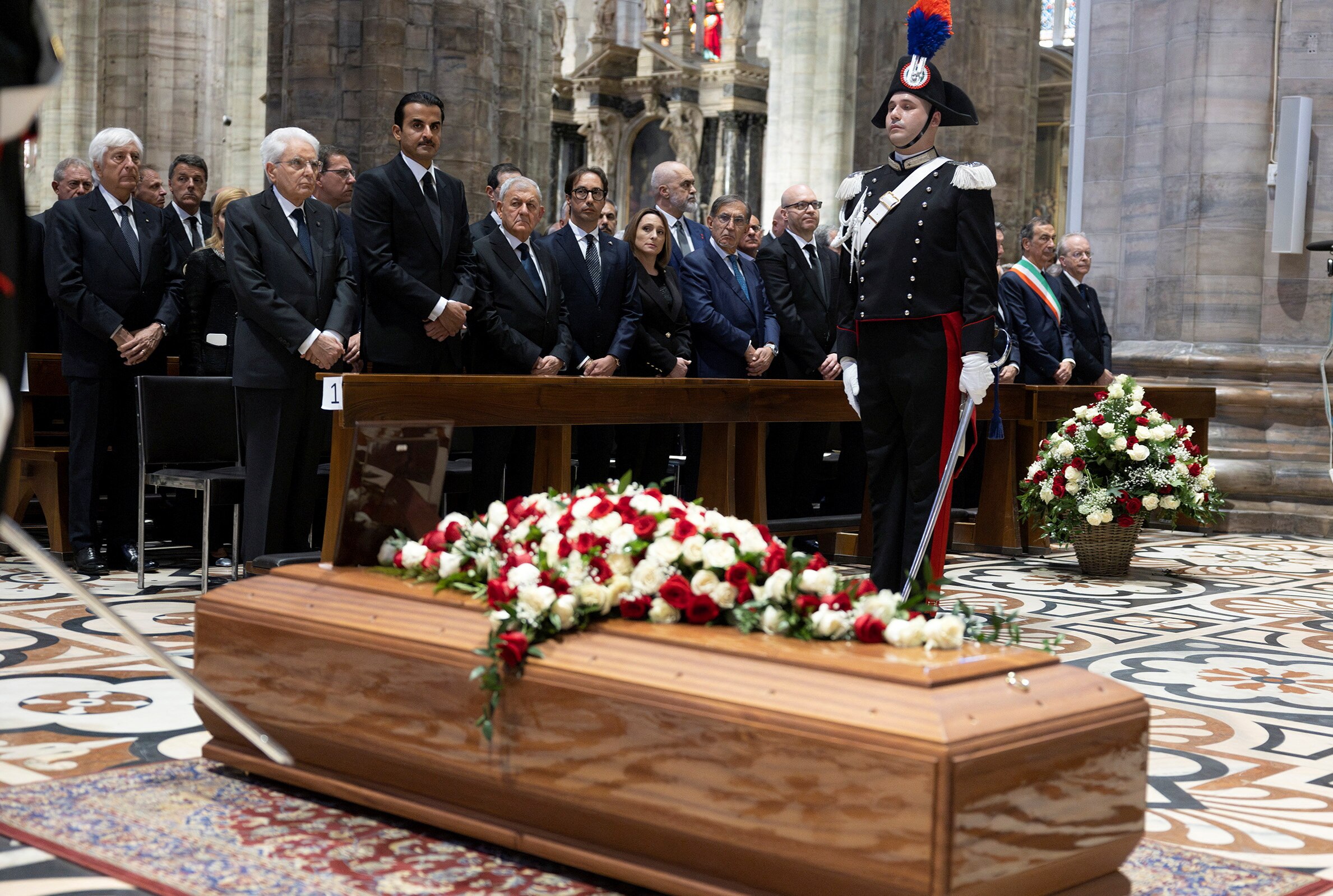 Thousands of Italians gather for former prime minister Silvio ...