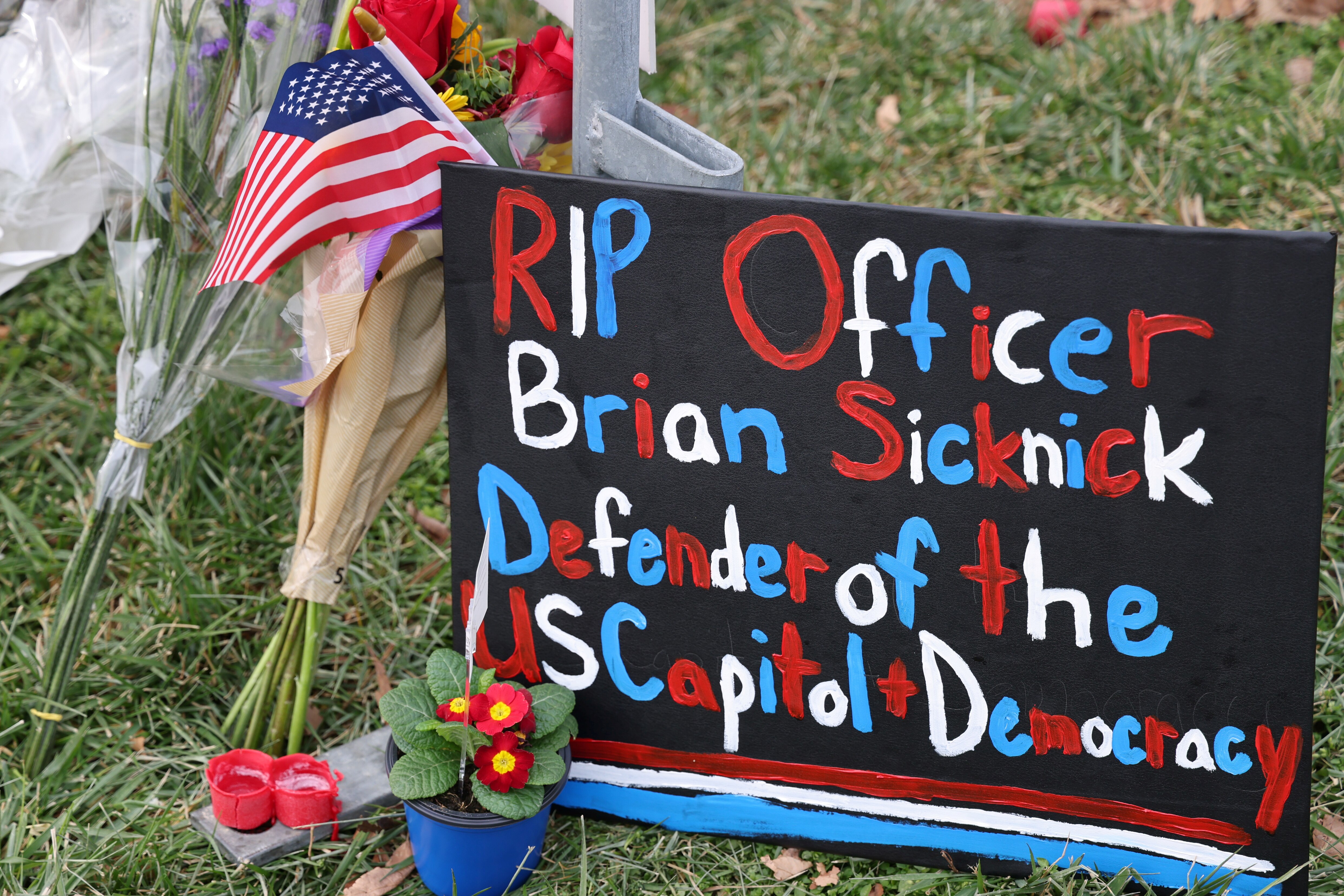 Family of US Capitol police officer Brian Sicknick file wrongful death ...