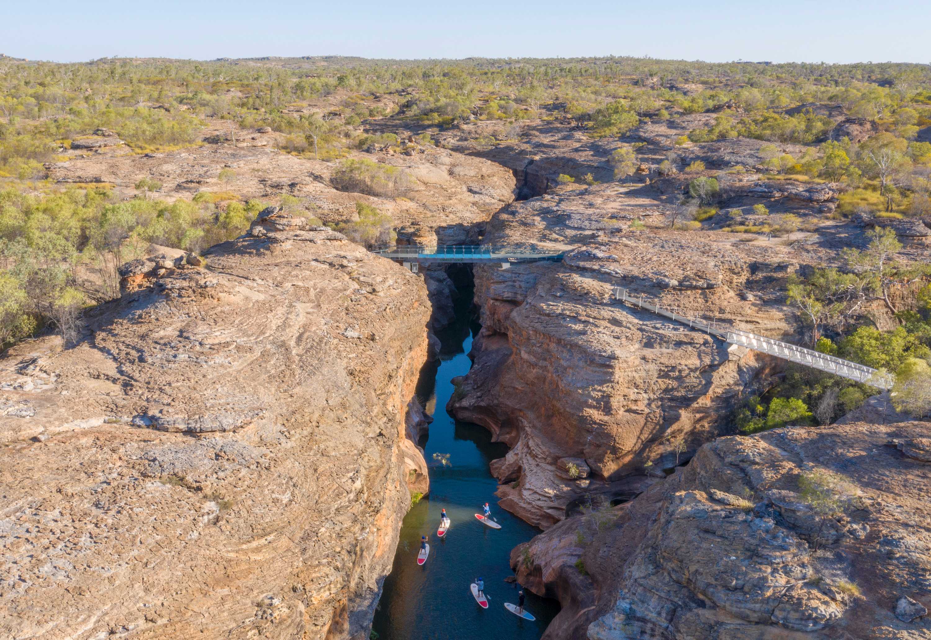 Australia's first glass bridge unveiled at Cobbold Gorge in outback ...