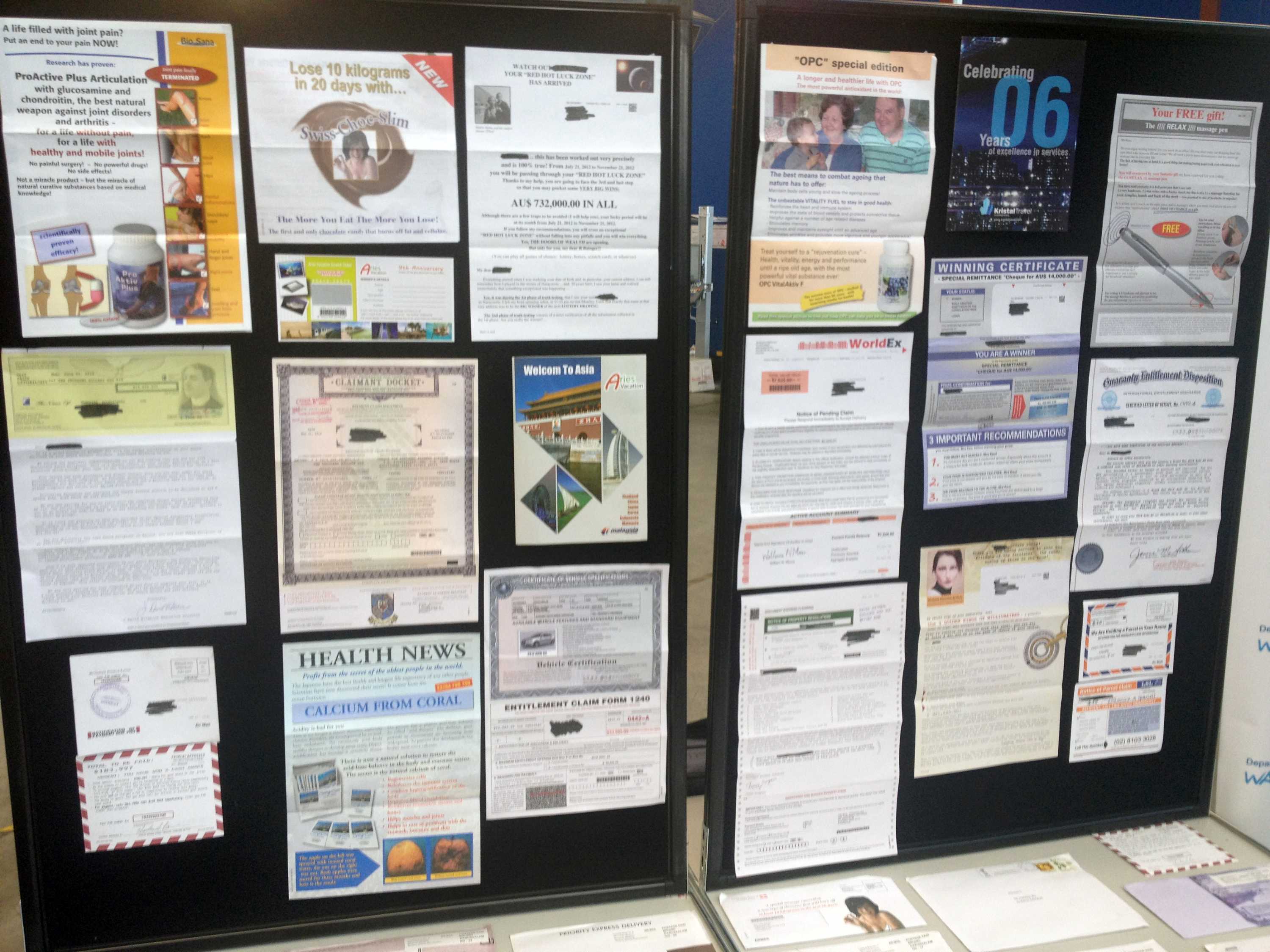 Thousands of scam letters seized by Australia Post - ABC News