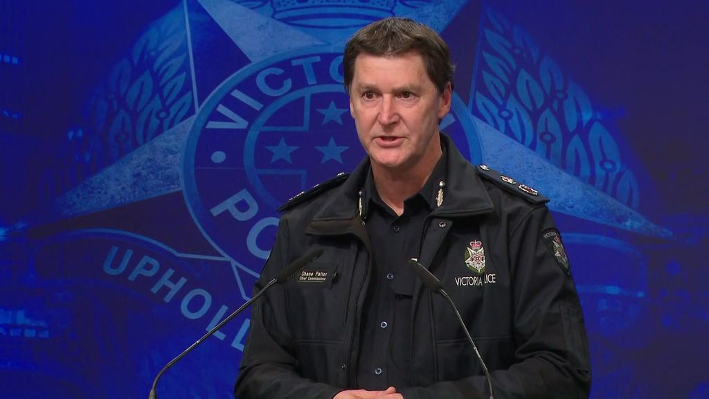 Victoria Police Chief Commissioner Shane Patton says he has 'no fear ...