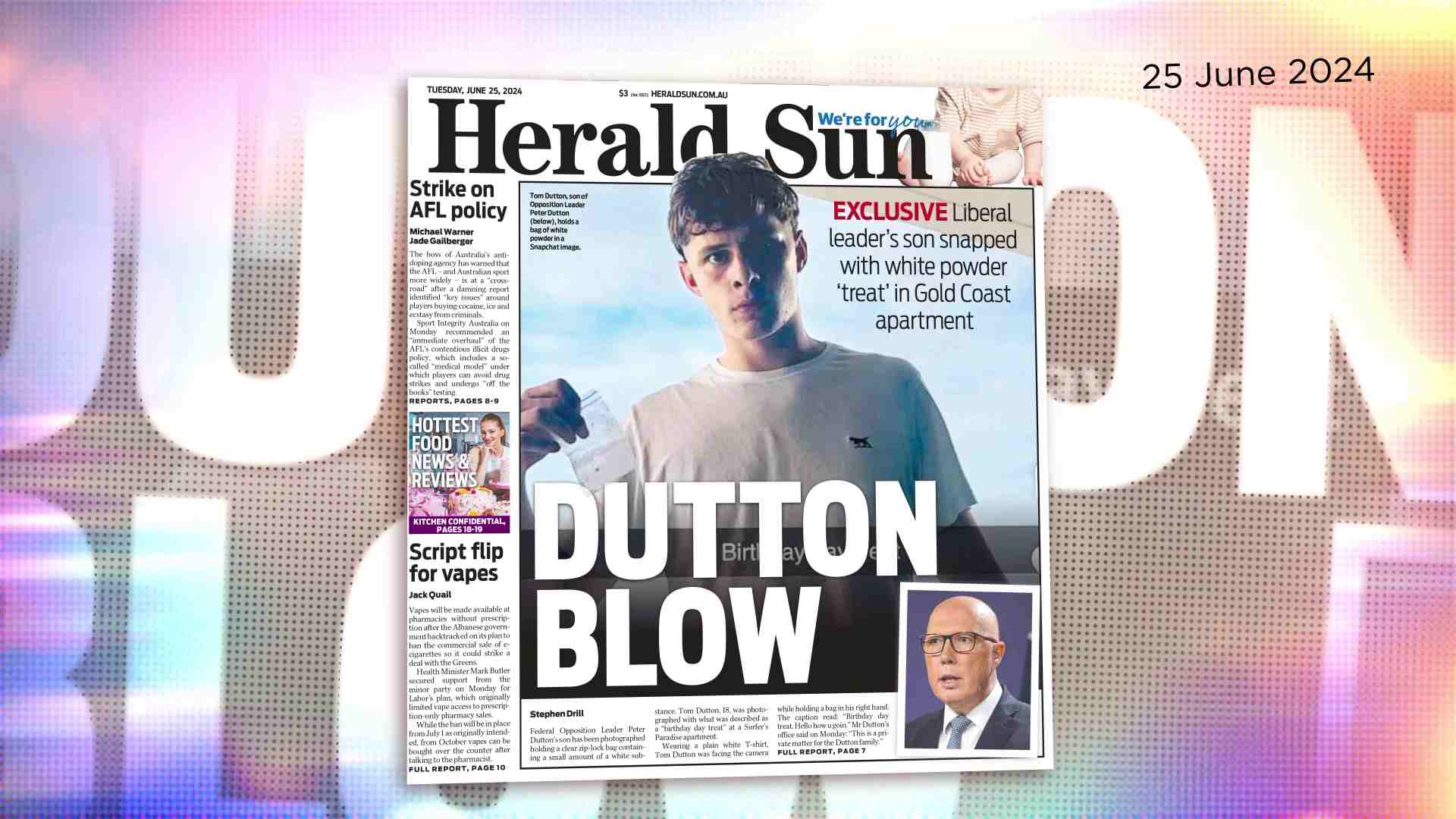 Dutton Snapchat scandal - Media Watch