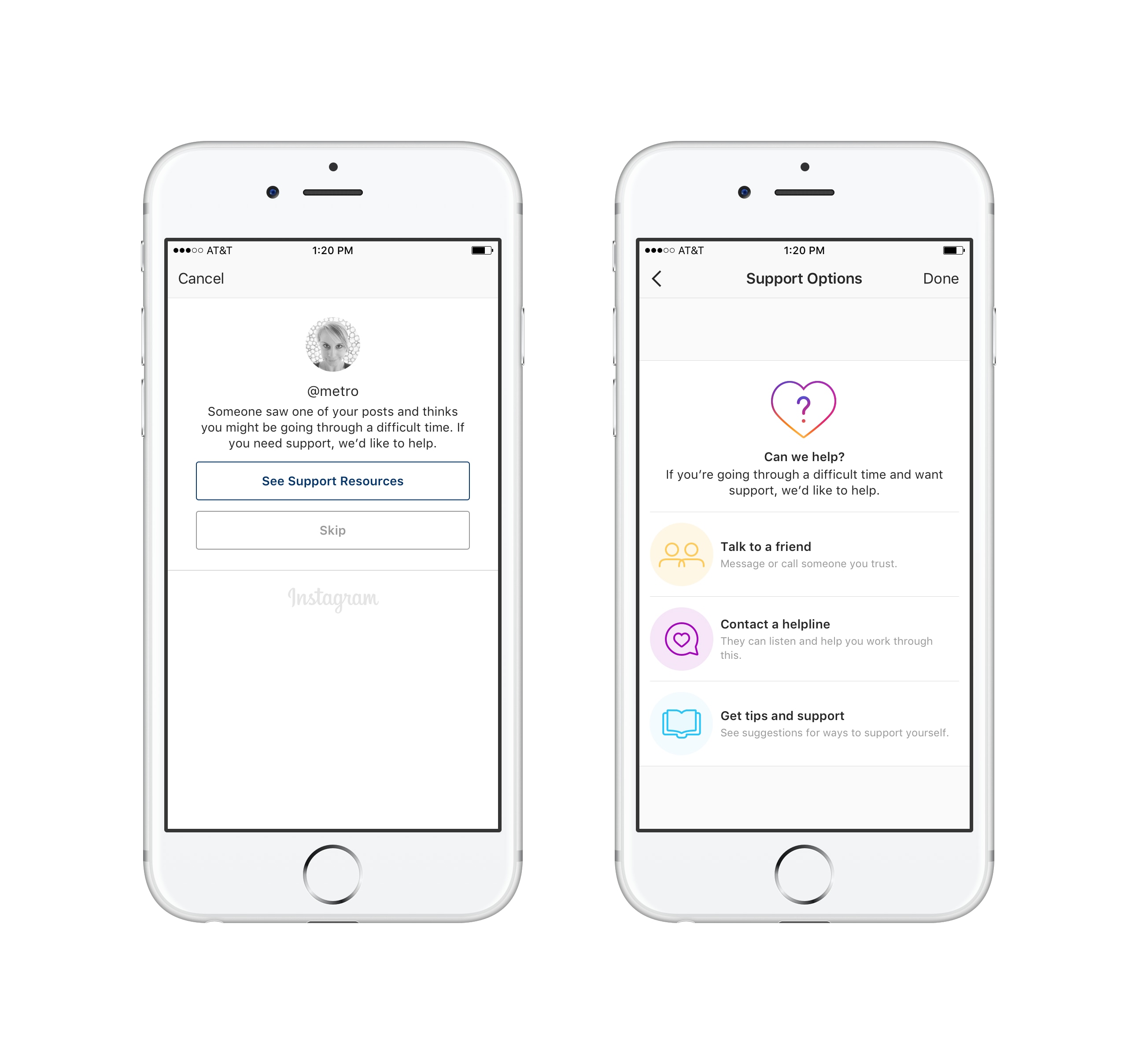 Instagram launches tool to help users at risk of self-harm - ABC News