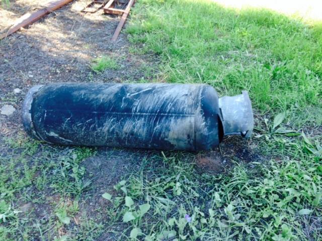 Gas cylinders seen flying through air during massive Northampton blaze ...