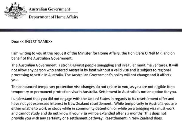 Home Affairs department 'accidentally' sent letters telling asylum ... Home Affairs department 'accidentally' sent letters telling asylum ...