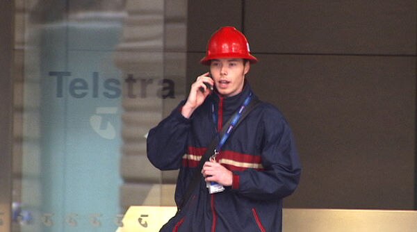 Sewage floods Telstra building - ABC News