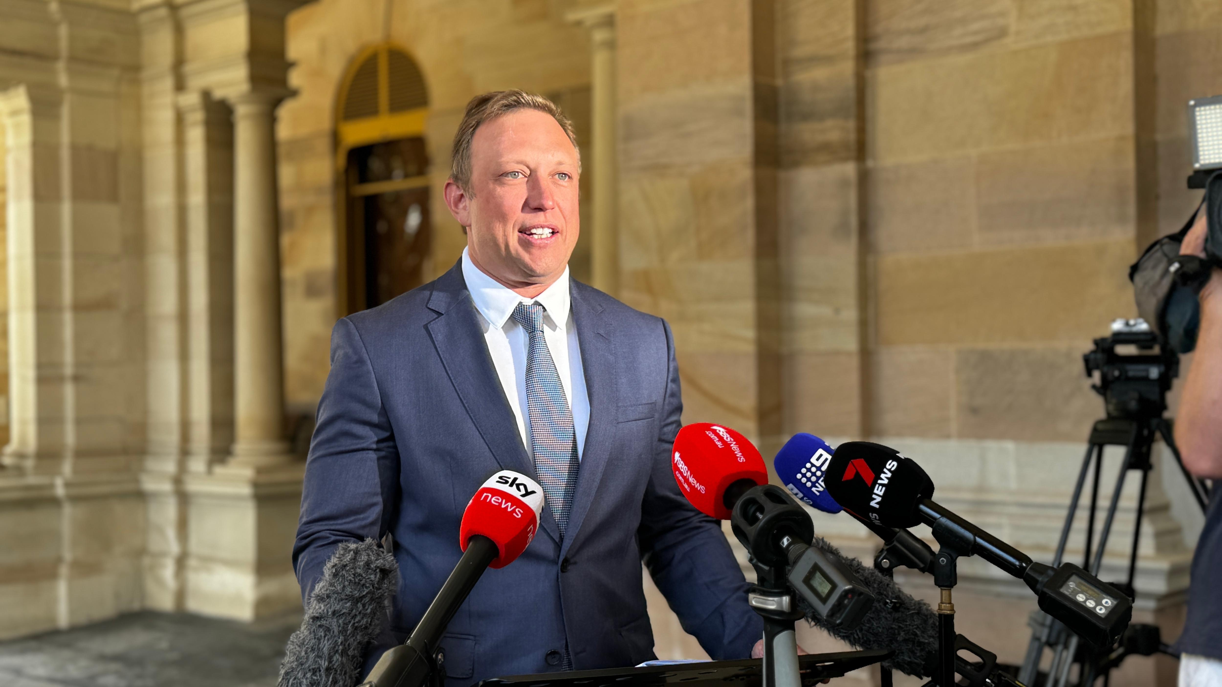 Steven Miles address media after conceding defeat - ABC News