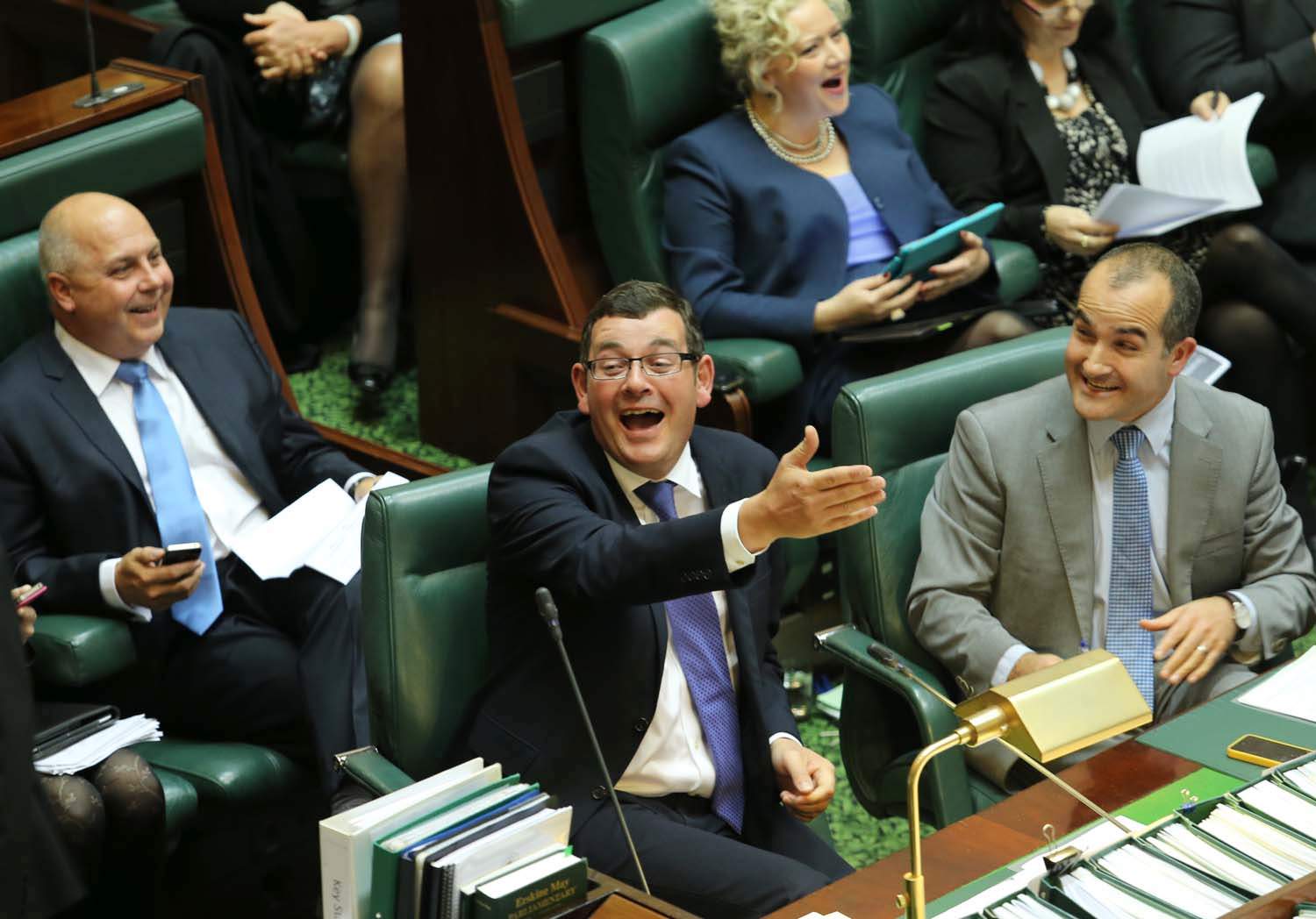 Daniel Andrews suspended from Parliament during turbulent Question Time ...