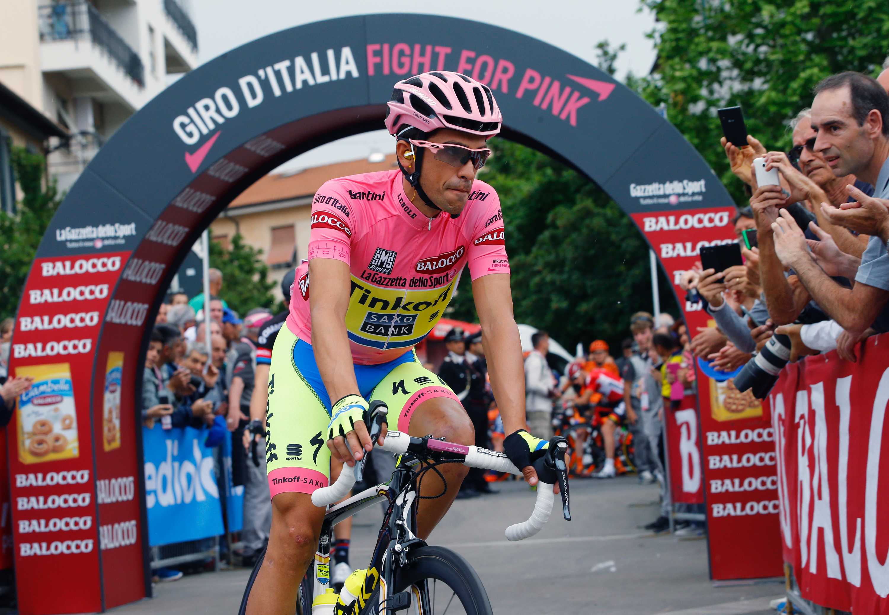 Alberto Contador still leads Giro d'Italia, Diego Ulissi wins seventh ...