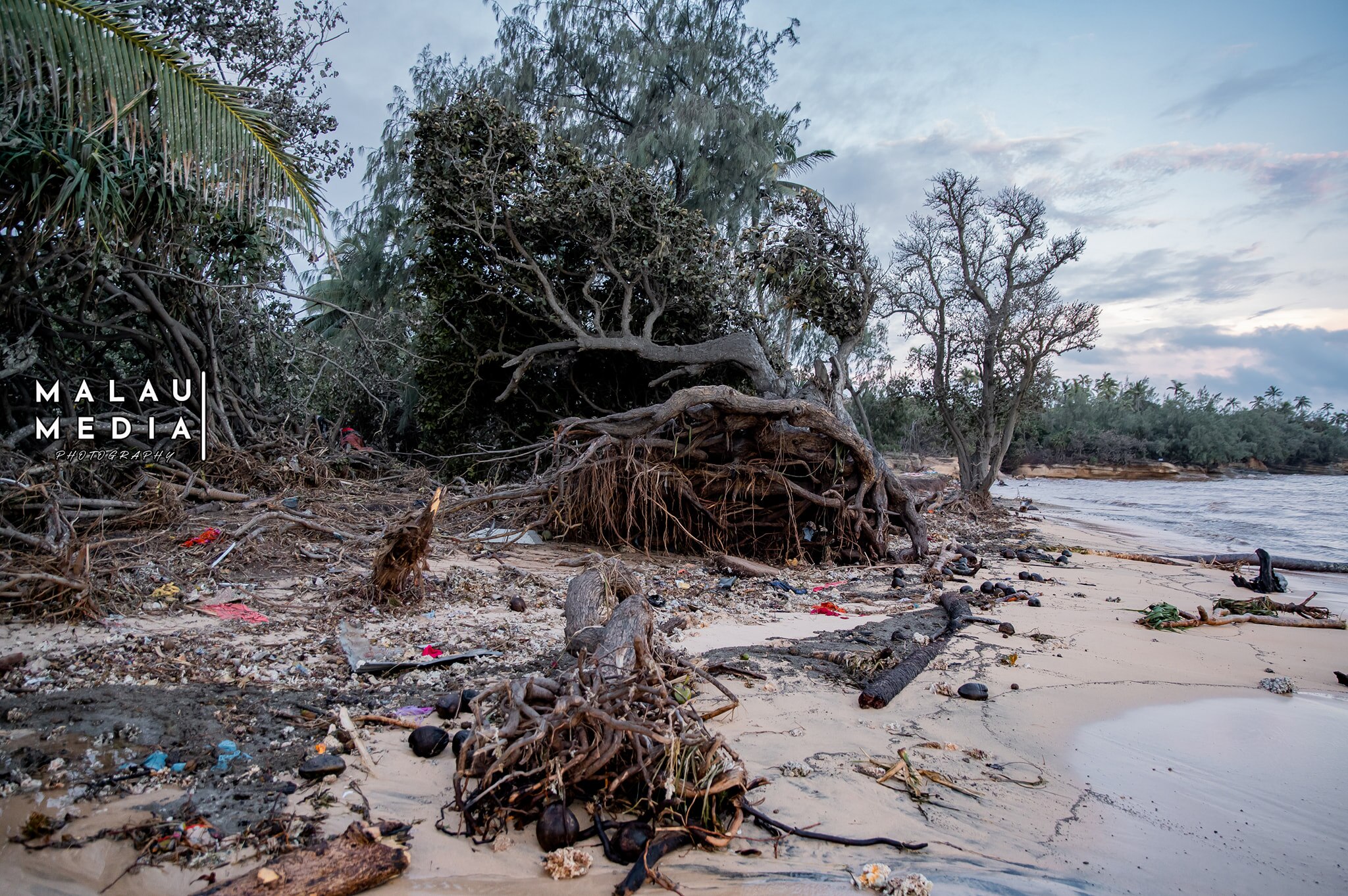 The aftermath of Tonga's volcanic eruption and tsunami captured by ...