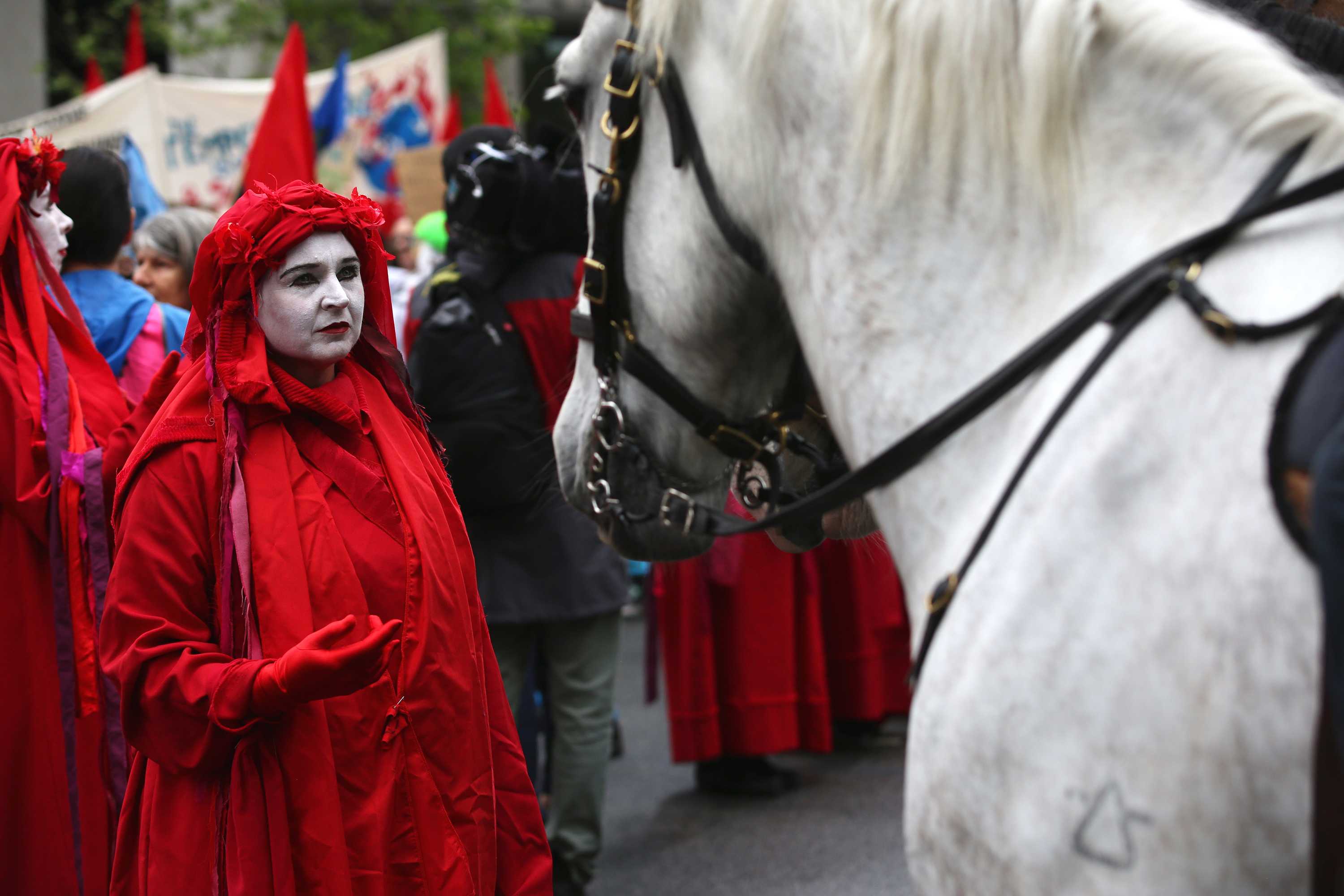 Extinction Rebellion protesters take to Perth CBD, blocking St George's ...