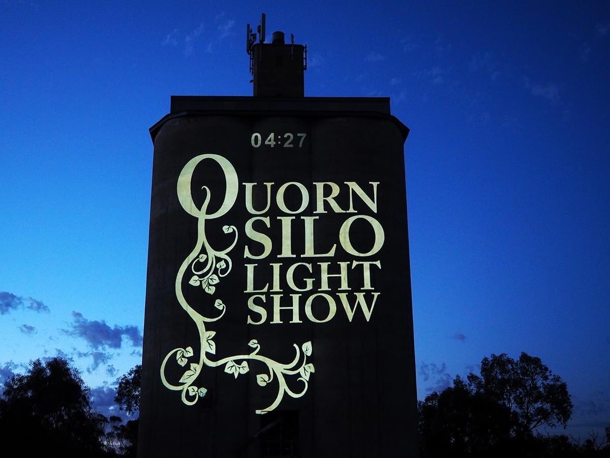 Quorn's silo light show shortlisted in Australian Street Art Awards ...