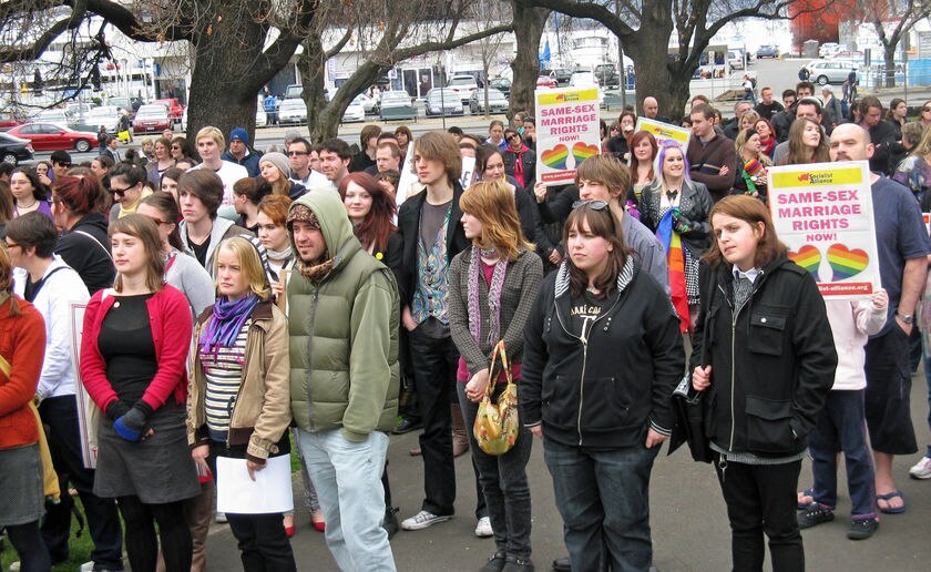 Equal rights rally - ABC News