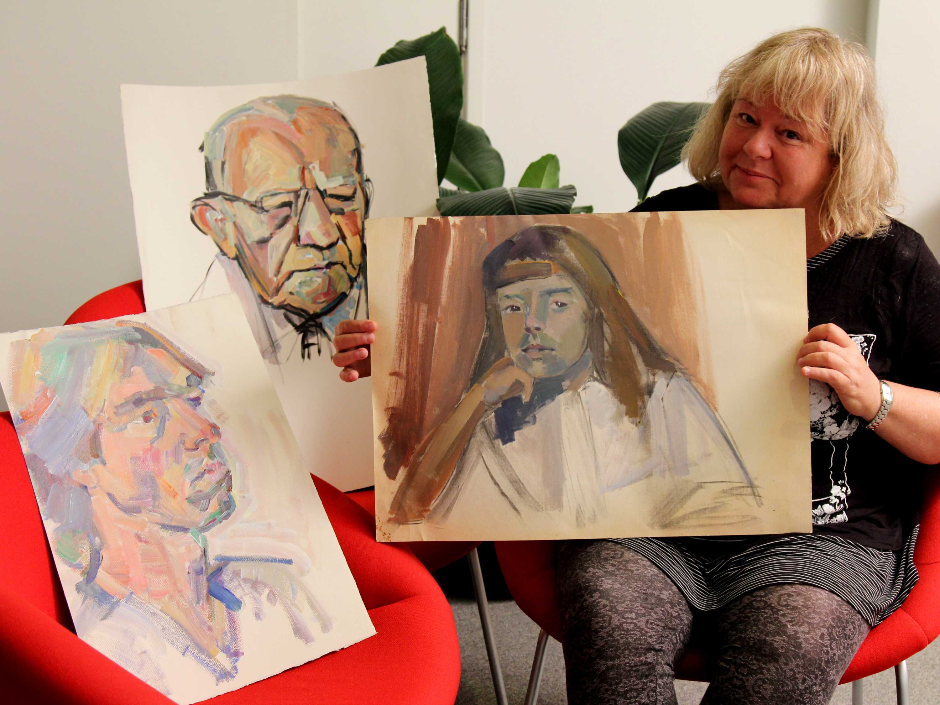 Unknown subjects painted by Joan Holt featured in Canberra portrait ...